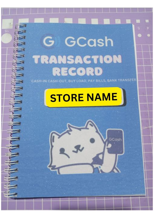 GCASH TRANSACTION RECORD NOTEBOOK | Lazada PH