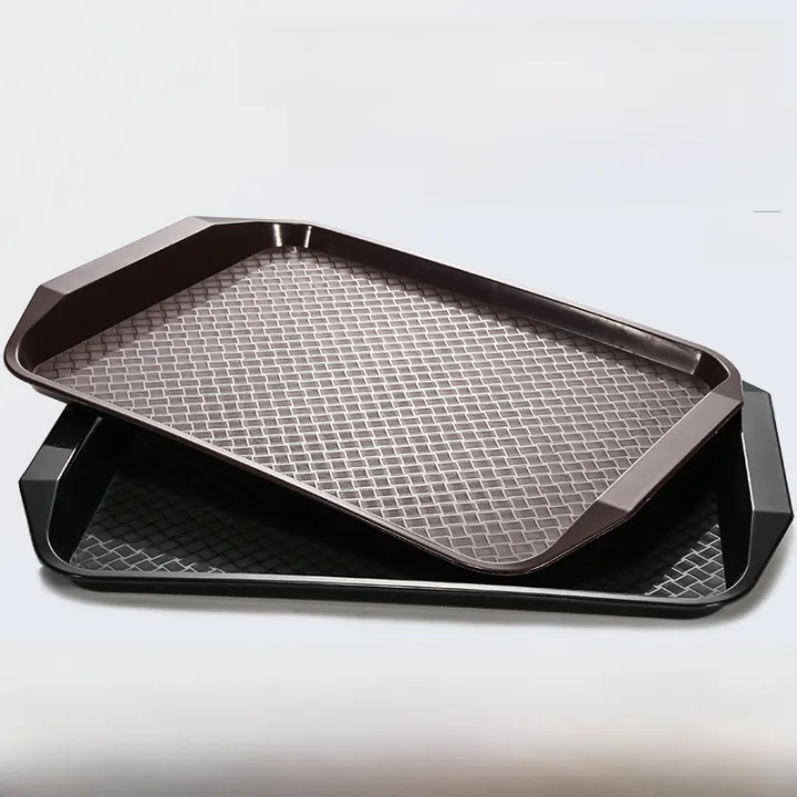 Kaber Rectangular Plastic Tray Restaurant Fast Food Burger Shop ...