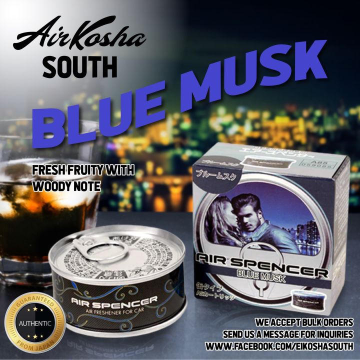 Blue Musk - Original Eikosha Air Spencer - Air Freshener Car Freshener ...