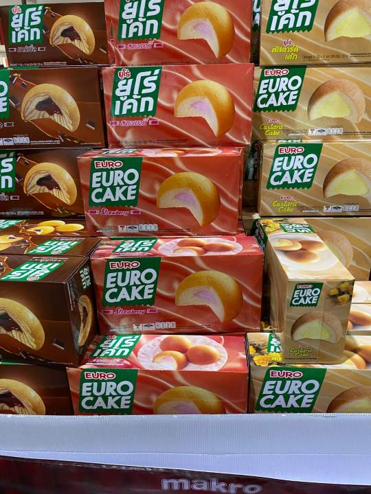 EURO CAKE 1กล่องมี 12ชิ้น | Lazada.co.th