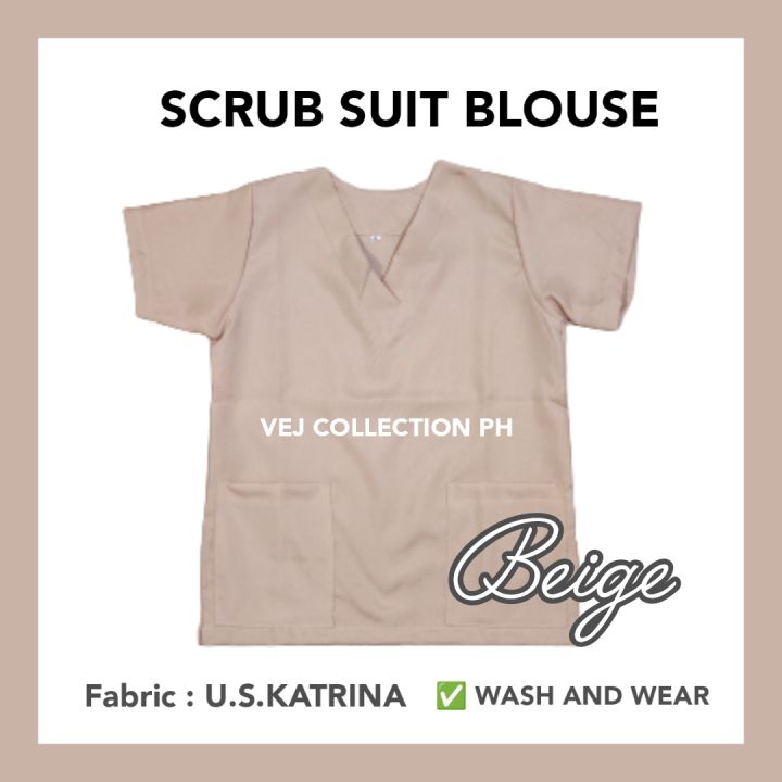 BATCH 06. SCRUB SUIT PLAIN UPPER ONLY. | Lazada PH