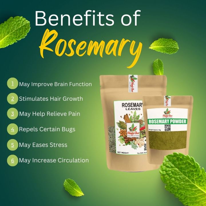 NanaysBest Rosemary Leaves 25 Grams | 50 Grams | 100 Grams | Lazada PH