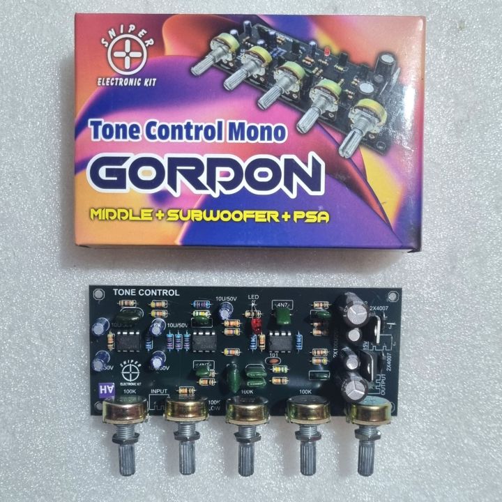 GORDON Parametrik Tone Control Mono Subwoofer Plus PSU Simetris ...