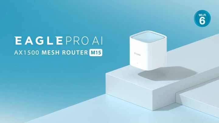 D-Link AX1500 M15 Eagle Pro AI Wireless Wifi 6 Mesh router system with ...