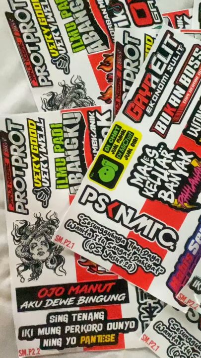 SM Stiker Kata-Kata Viral 2024 - Sticker Menyala Abangku / PSKN/ /Kata ...