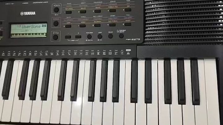 Original Yamaha PSR-E273/PSR E273 KEYBOARD WITH ADAPTOR (61 KEYS ...
