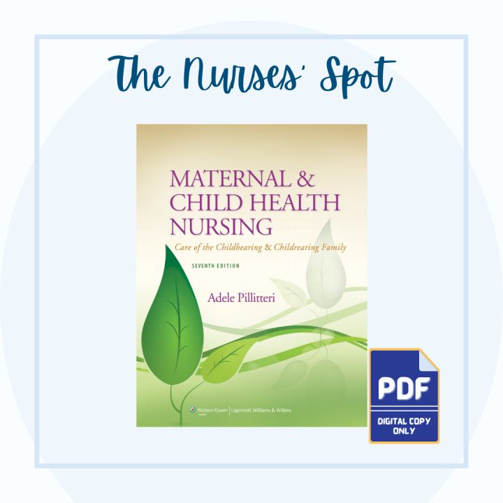 Maternal & Child Health Nursing 7th Edition Adele Pillitteri | Lazada PH