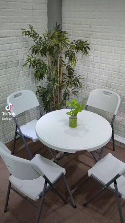 80cm Round Table (White) (Dia-80xH74CM) | Lazada