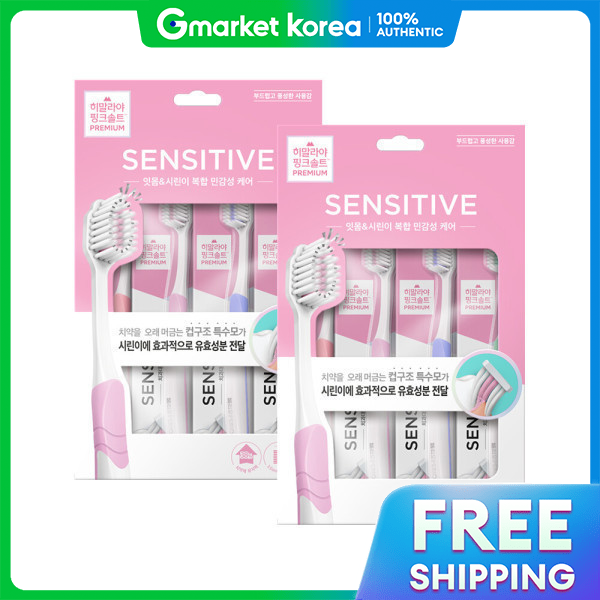PERIOE | Himalayan Pink Salt Sensitive Toothbrush, 8-Count | Lazada PH