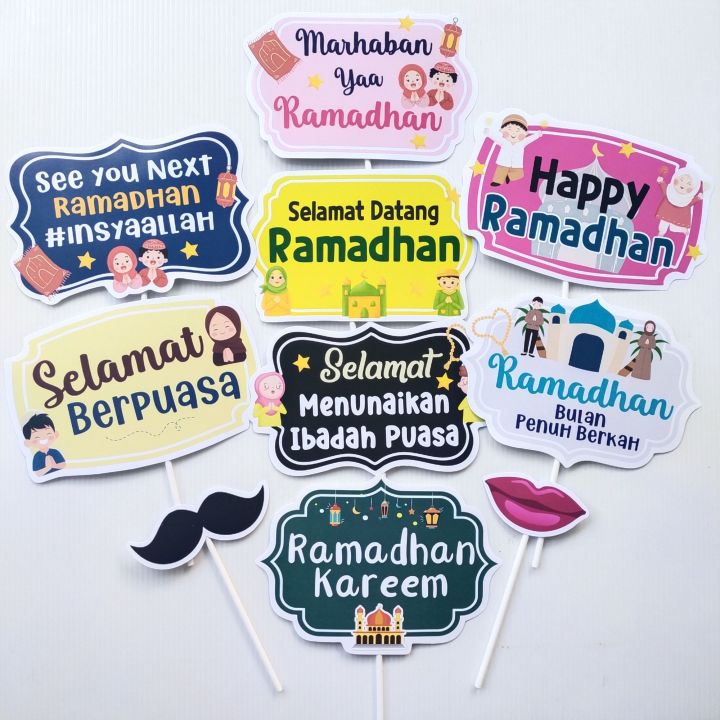 HAPPY RAMADHAN PROPS PHOTO BOOTH RAMADHAN | Lazada Indonesia