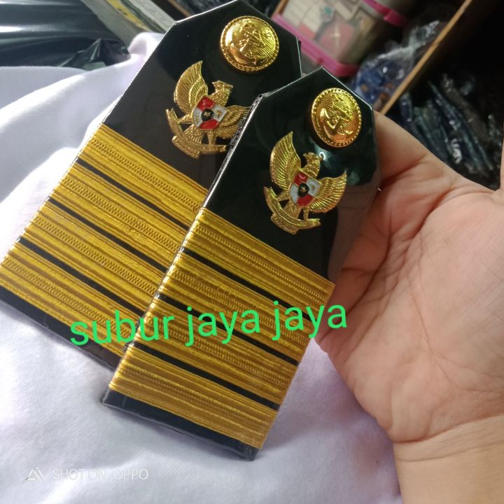 Tanda/Aksesoris/Atribut Pangkat/Evolet Pelayaran/Pelaut/Nakhoda PDU ...