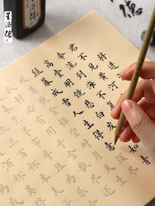 Selected Ancient Poems Calligraphy Practice Booklets Small Regular ...