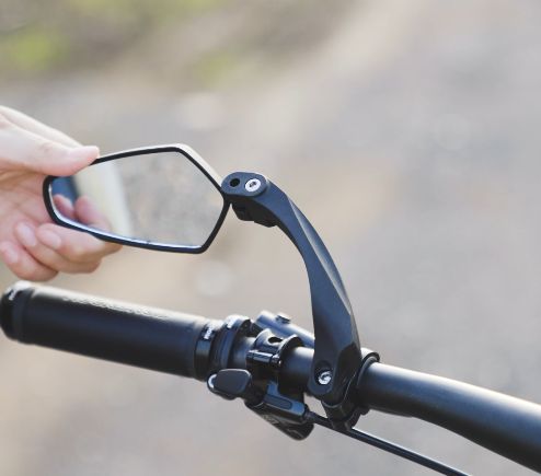 ROCKBROS Bicycle Handlebar Rear View Mirror Bike Cycling Wide Range ...