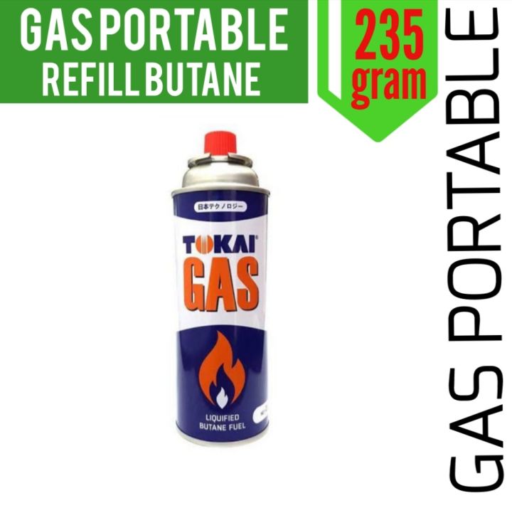 Gas Portable Refill Butane TOKAI 235 Gram | Lazada Indonesia