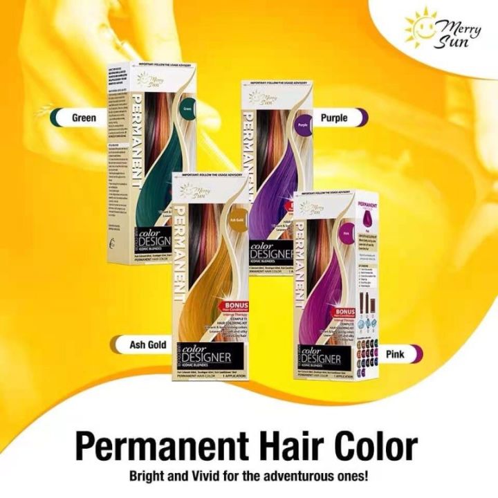 Original Merry Sun Permanent Hair Colors | Lazada PH