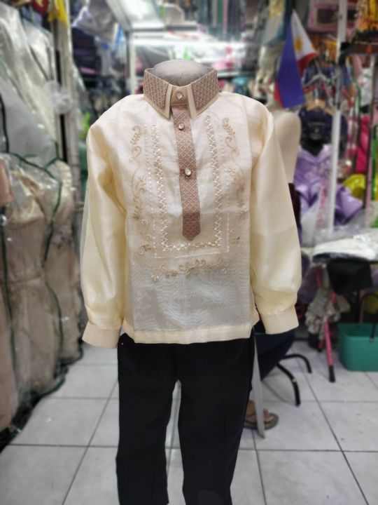 Barong Tagalog with linning for kids and adult | Lazada PH