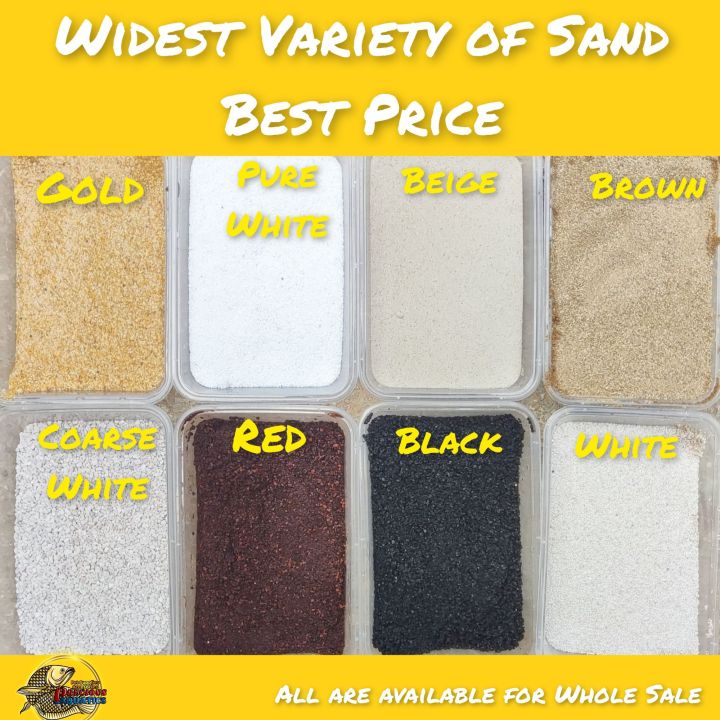 Sand (8 Variety for Aquatics and General Use) | Lazada PH