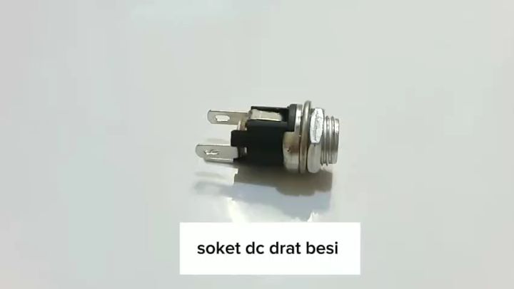 Soket DC Bulat DRAT BESI Socket 3 pin | Lazada Indonesia