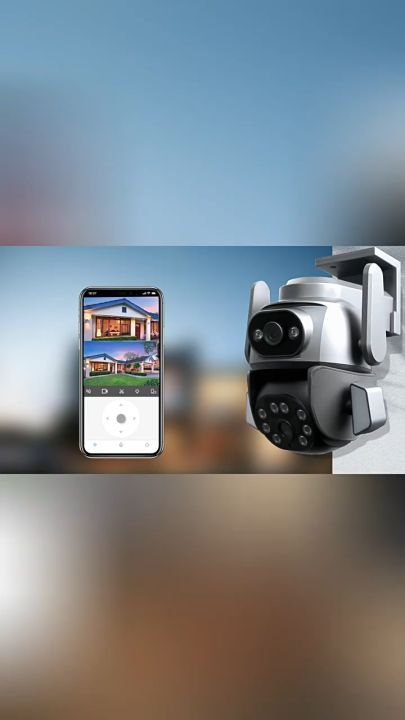 VISTA 8MP 4K Dual Lens CCTV Wireless Outdoor Waterproof 360 WiFi Camera ...