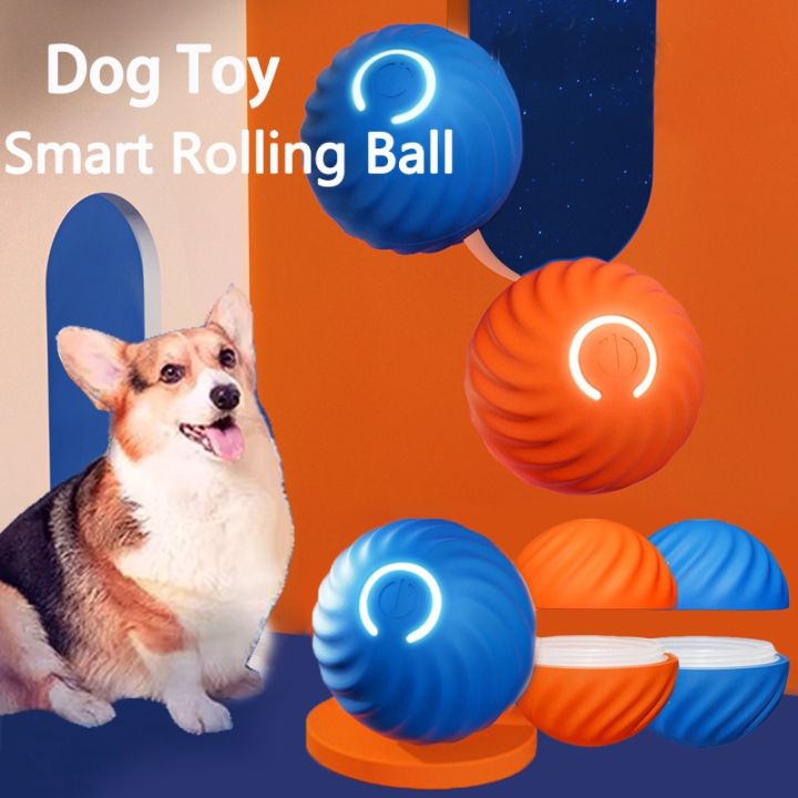 KEBIDU Smart Dog Toy Ball Automatic Moving Bouncing Rolling Ball ...