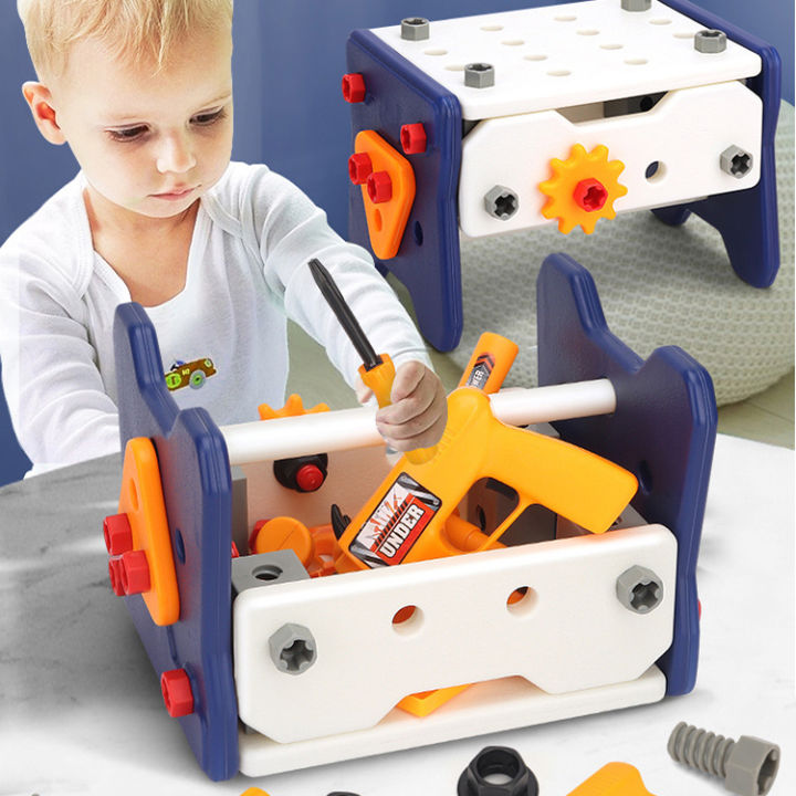 Pretend Playset kids toys for boy Children's Toolbox Set Baby ...