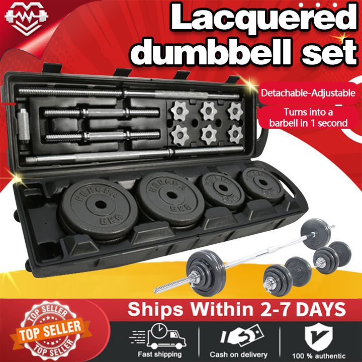 Dumbbell Set 20KG/30KG/50KG Barbell Set Weights Barbell for man And 【🔥 ...