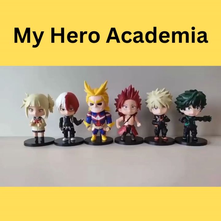 My Hero Academia Action Figure (12pcs) Midoriya Bakugo Shoto Kirishima ...
