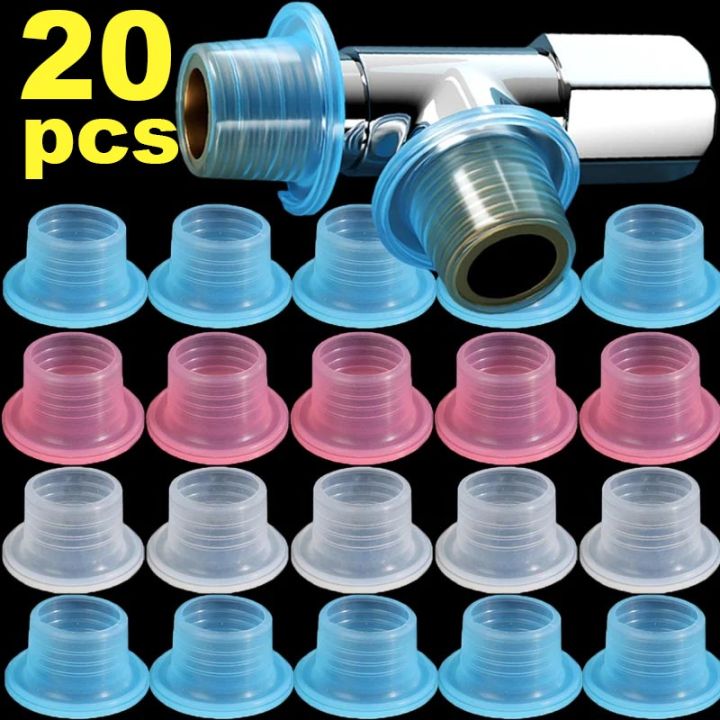 20Pcs Faucet Leak-proof Sealing Gasket PPR Pipe Faucet Plug End BSP ...