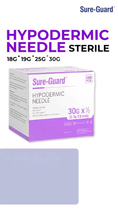 Sure-Guard Hypodermic Needle Sterile | Lazada PH