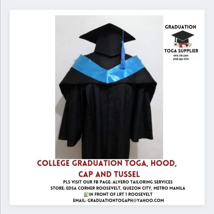 3 IN 1 COLLEGE GRADUATION TOGA SET FOR SALE | Lazada PH