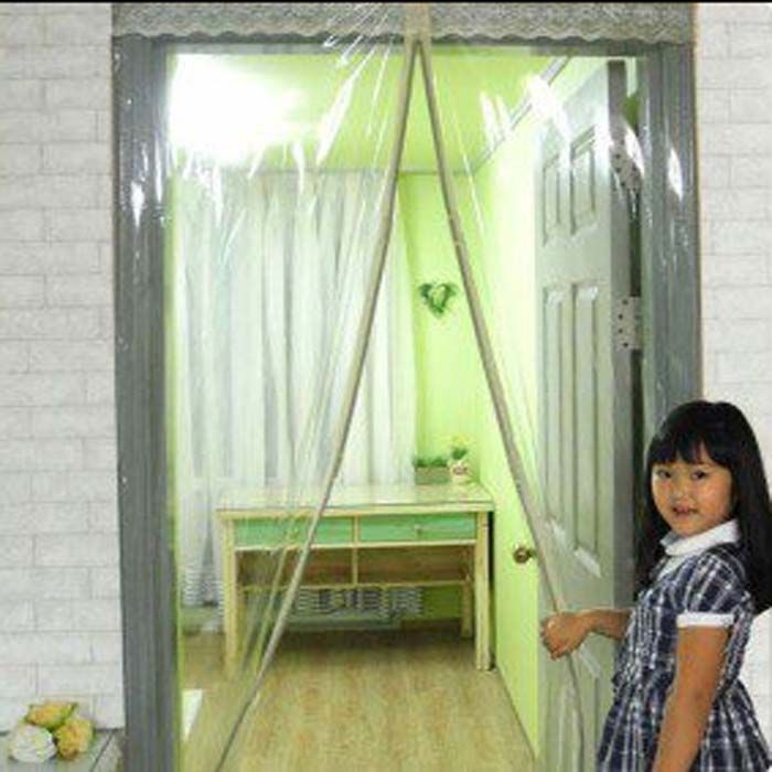 WGBWinter Air Conditioner Door Curtain Windproof Heattech Kitchen Anti ...