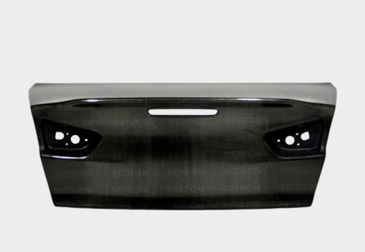 Mitsubishi Lancer X Gt Proton inspira carbon fiber rear boot oem trunk ...