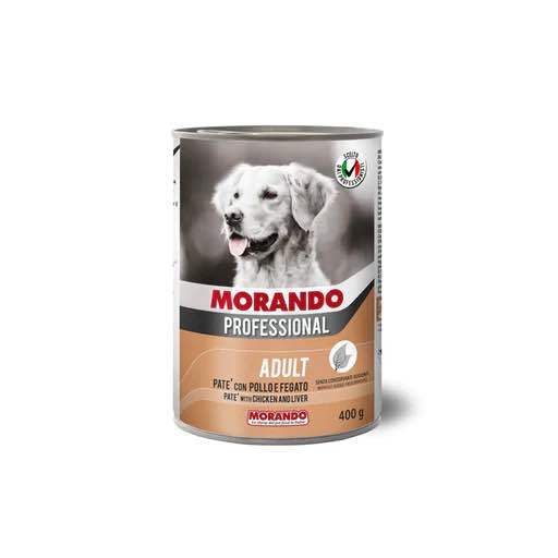 MORANDO. Professional Dog Wet food Patè with CHICKEN LIVER 400g | Lazada