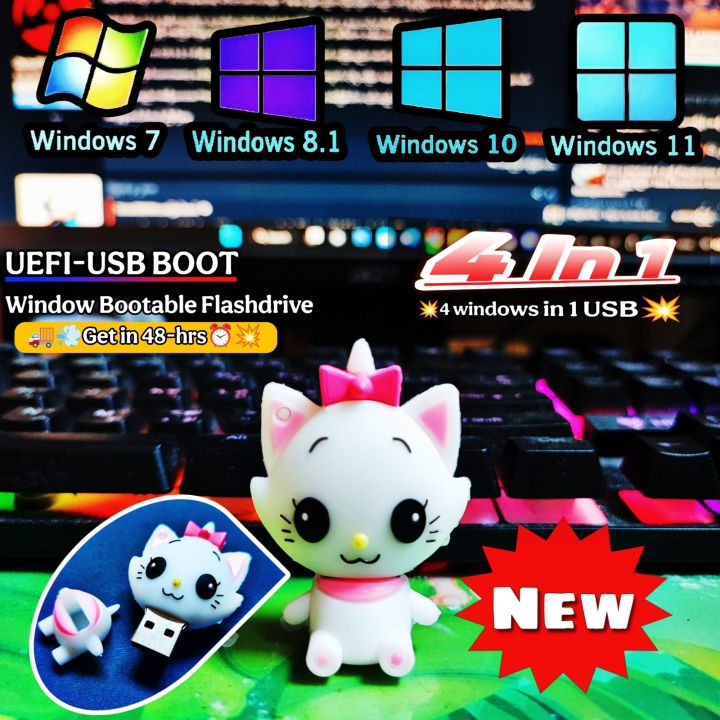 Window Bootable Flash Drive - 4windows In One Flash Drive / All in one ...