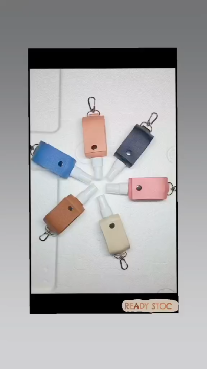 Personalized Leather Alcohol Spray Holder I NameStamp /30ml Bottle ...