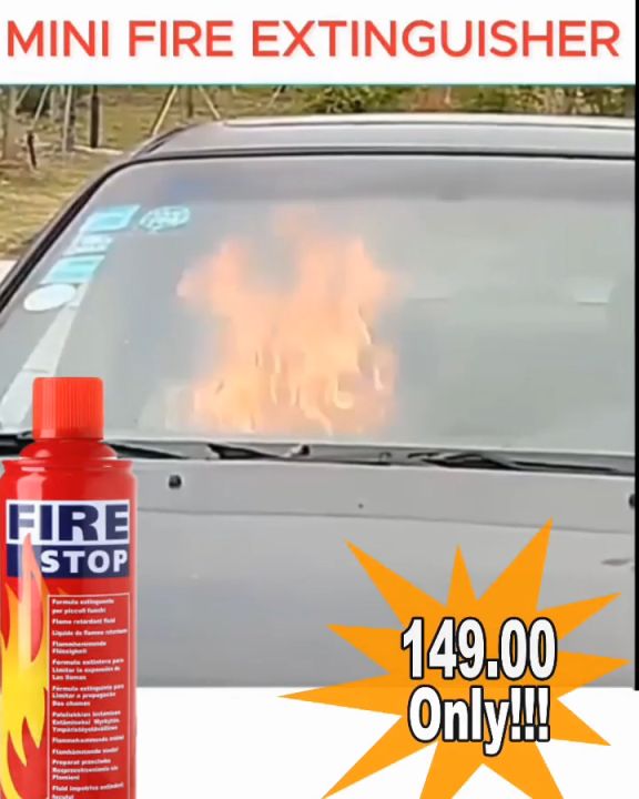 Firestop Mini Fire Extinguisher (500ML) | Lazada PH