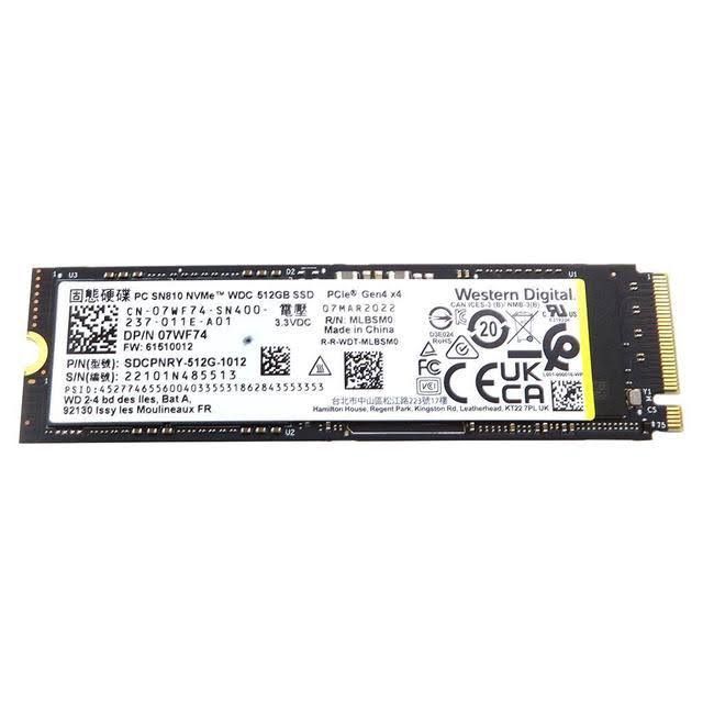WD SN810 M.2 2280 PCIe Gen4x4 NVMe 512 GB | Lazada Indonesia