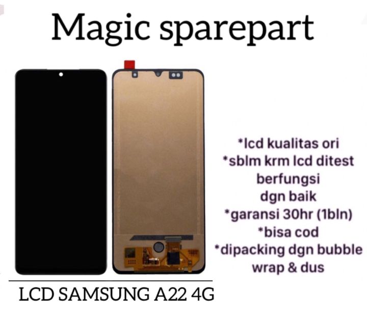 LCD SAMSUNG A22 4G A225 FULLSET DENGAN TOUCHSCREEN BISA BAYAR DITEMPAT ...