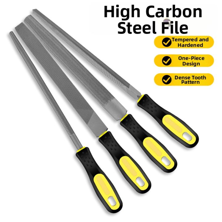 ZHANGRONGTU | High Carbon Steel Metal Sharpening Half Round Triangle ...