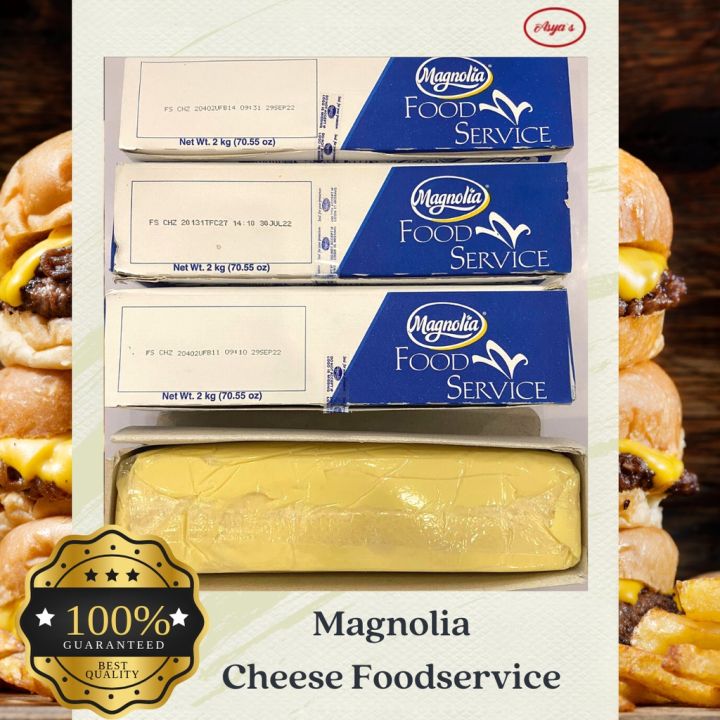 MAGNOLIA cheese food service 2kg (january, 2025 exp) | Lazada PH