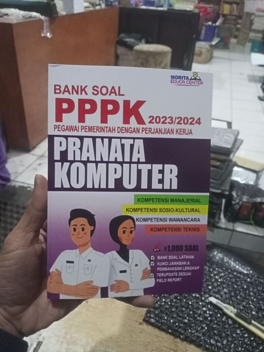 buku terbaru soal pppk pegawai pemerintah dengan perjanjian kerja pranata komputer tahun 2023 ...