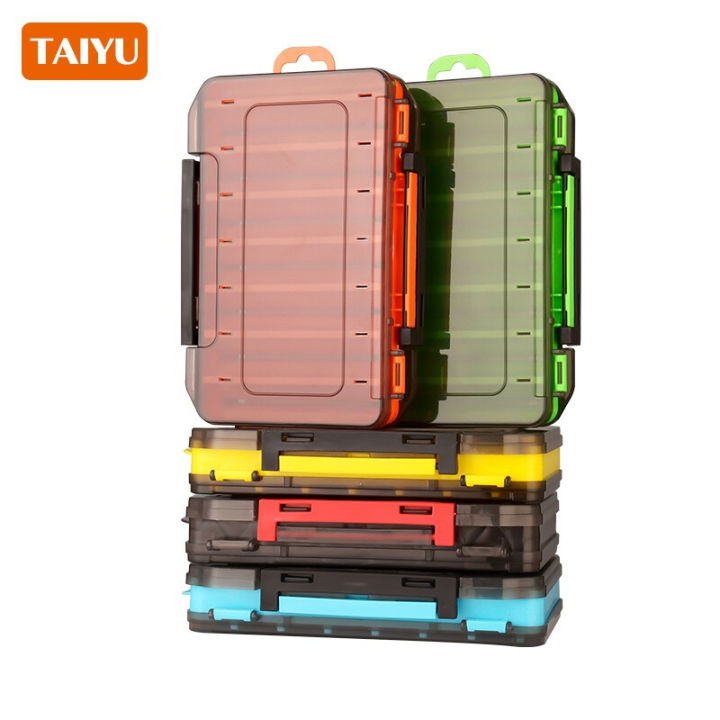 TAIYU Fishing Tackle box 14 Compartments Fishing Accessories Lure Hook ...