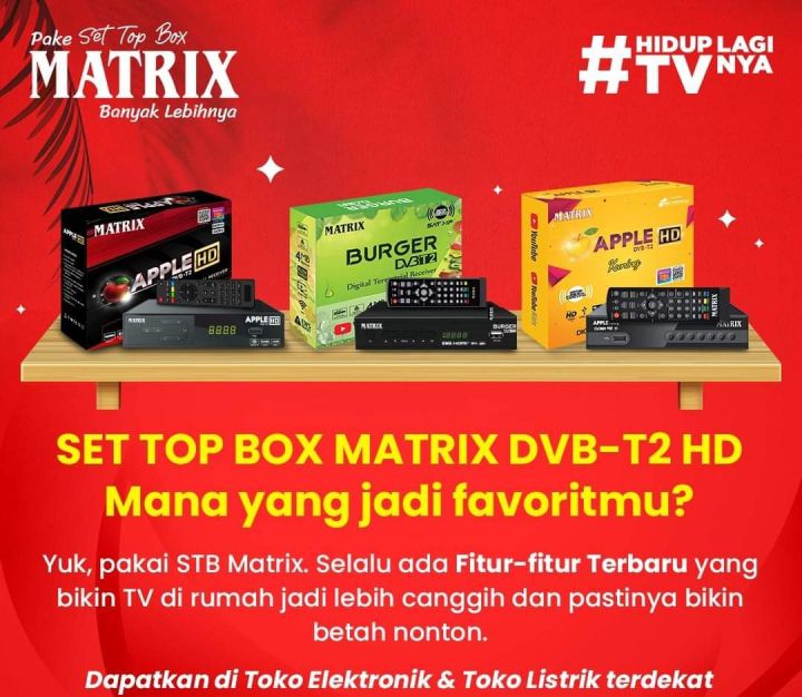 SET TOP BOX DVB T2 UHF DIGITAL matrix Receiver TV Digital | Lazada ...