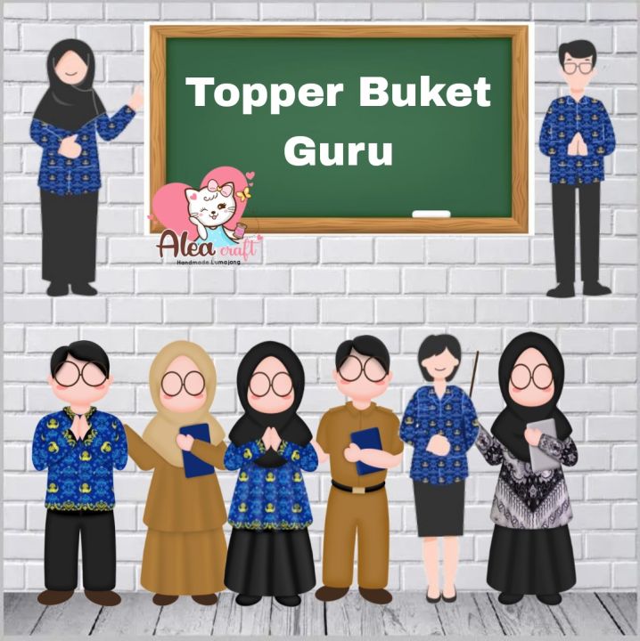 Topper Guru Topper buket Hari Guru | Lazada Indonesia