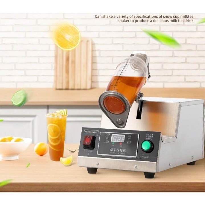 เครื่องเขย่าชานมไข่มุก แบบเดี่ยว Milk tea shaking machine | Lazada.co.th