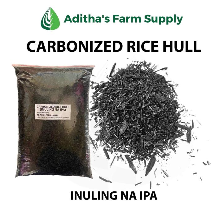 CRH / Inuling na Ipa (Carbonized Rice Hull) Substrate | Lazada PH
