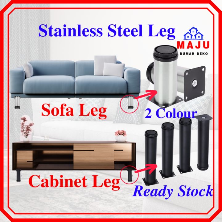 MAJU Stainless Steel Adjustable Table Leg Kaki Sofa Diy Tapak kaki Meja ...