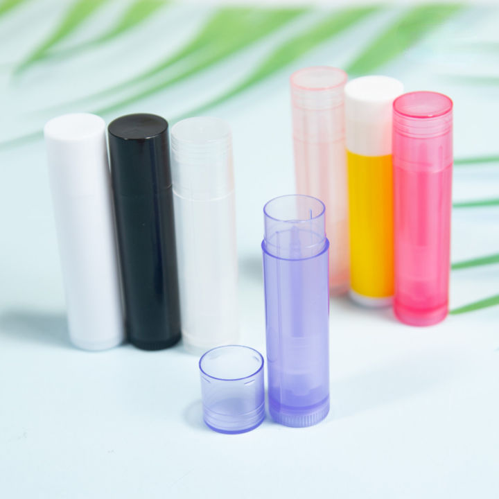 10pcs Lot 5g 5ml Refillable Lipstick Tube Lip Balm Container Empty