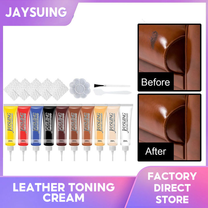 Jaysuing Leather Color Repair Paste Oily DIY Professional Paint Leather ...