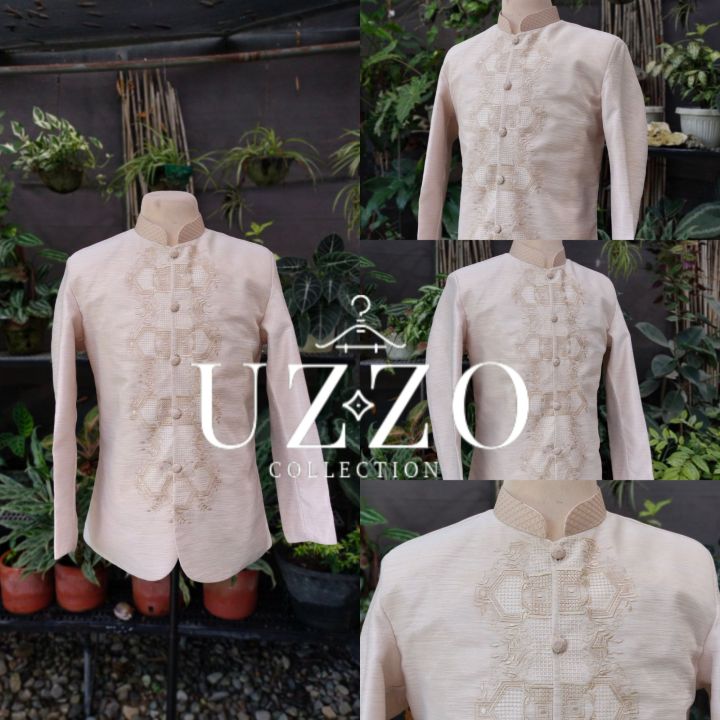 Coat Barong for Men | Wedding Attire for Men | Oath Taking Coat Barong ...